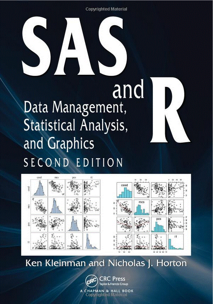 SAS And R Data Management Statistical Analysis And Graphics second SAS And R Data Management Statistical Analysis And Graphics second